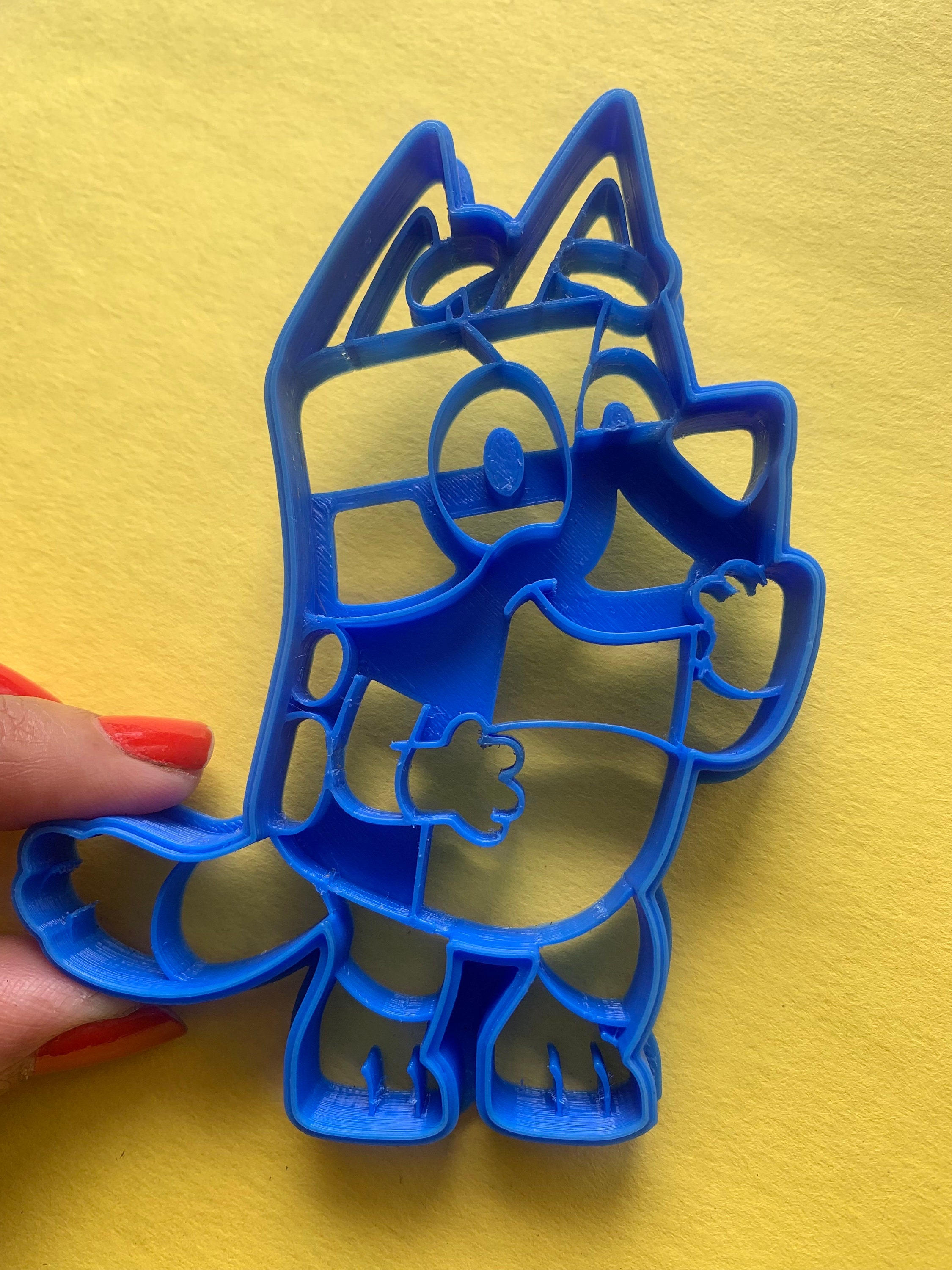 Bluey Inspired Cookie Cutter | Fondant Cutter | Sandwich Cutter - Etsy