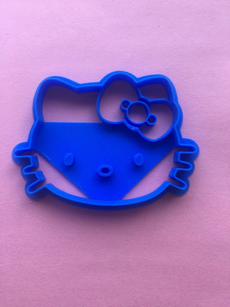 3D Printed Hello Kitty Cookie Cutter | Food Safe PLA - Etsy