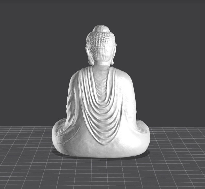 Meditating Buddha 3D STL File Thai Thailand Buddhist Buddha Figure 3d ...