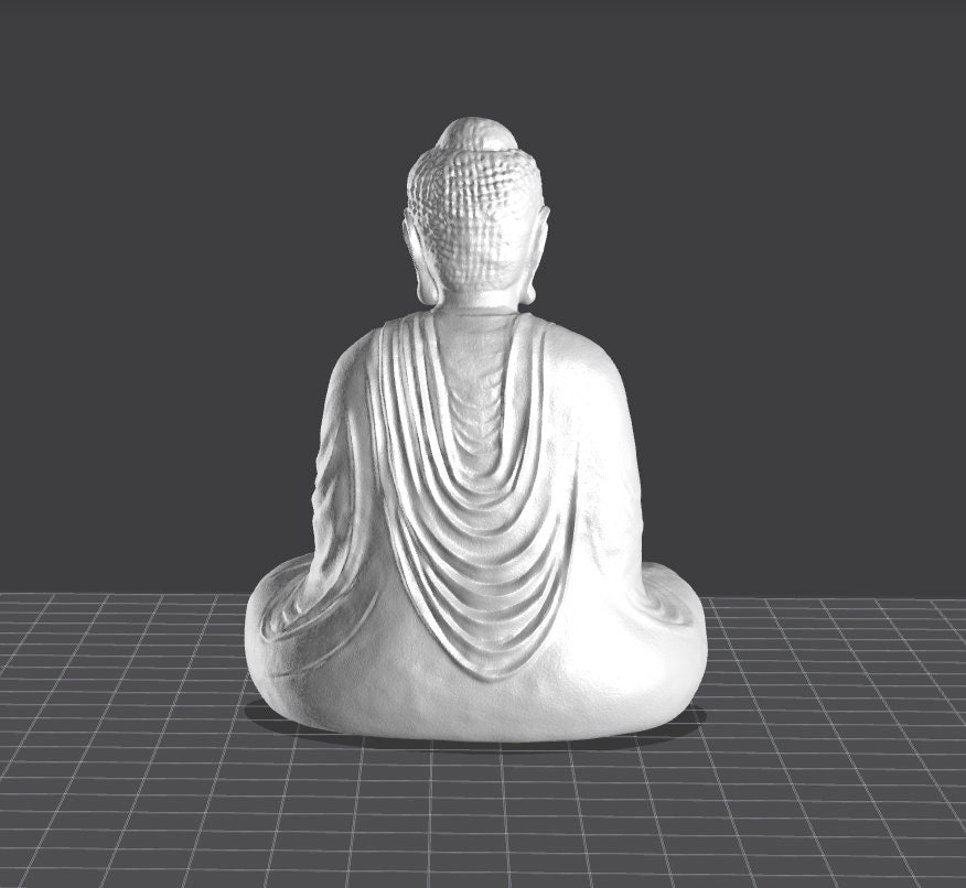 Meditating Buddha 3D STL File Thai Thailand Buddhist Buddha Figure 3d ...