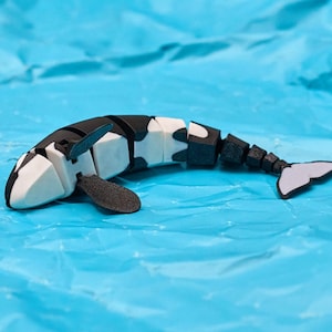 Articulated Orca - STL File - Print in Place - Stl File for 3D Printing - Articulated Orca ...