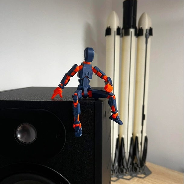 Dummy 13 STL File for 3D Printing with Assembly Instructions ...