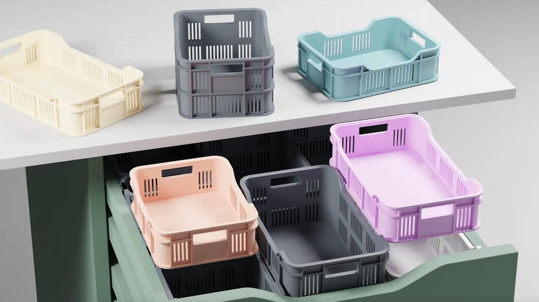Mini Fruit Crates STL File 3D Printable Small Storage Boxes DIY ...