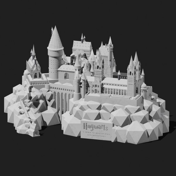 3d Print Castle File - Etsy