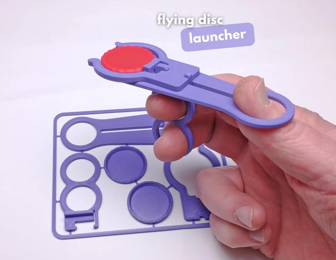 3D STL File for Flying Disc Launcher Flying Disc Launcher for 3D ...