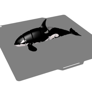 Articulated Orca - STL File - Print in Place - Stl File for 3D Printing ...