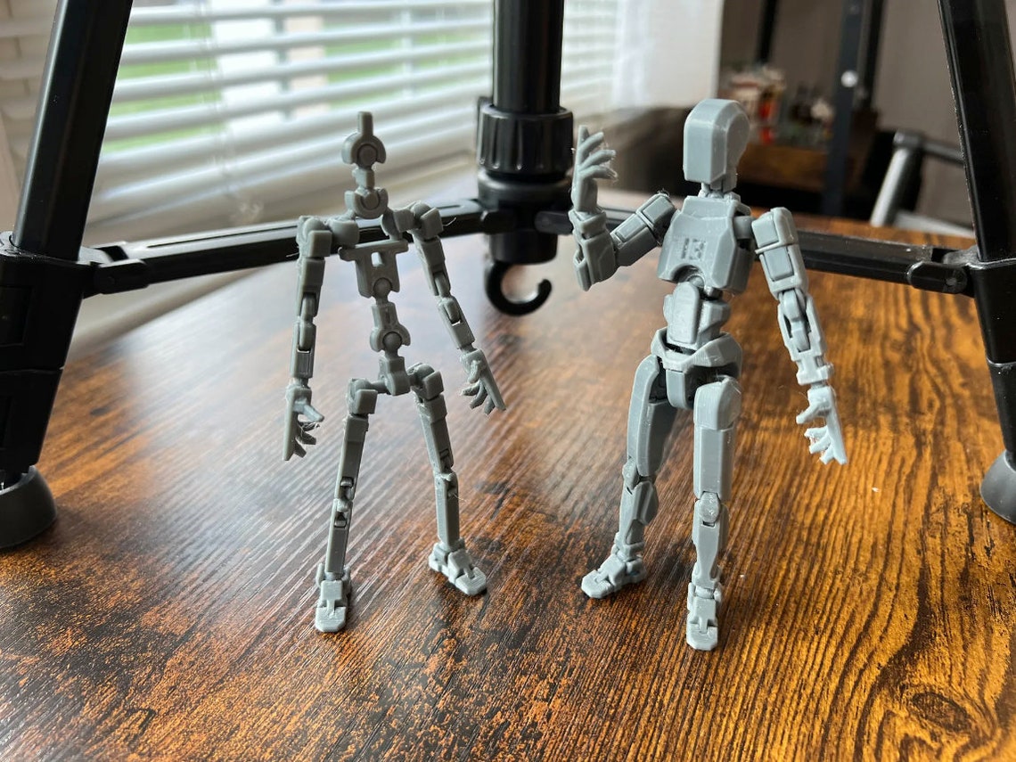 Dummy 13 STL-Datei für 3D-Druck (mit Montageanleitung). Gelenkige ...