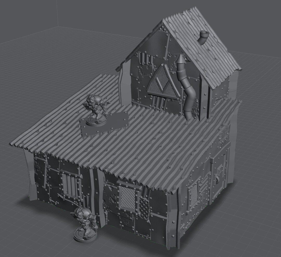 28mm Ramshackle Sleeping Shed for Necromunda/ash Wastes/orks - Etsy