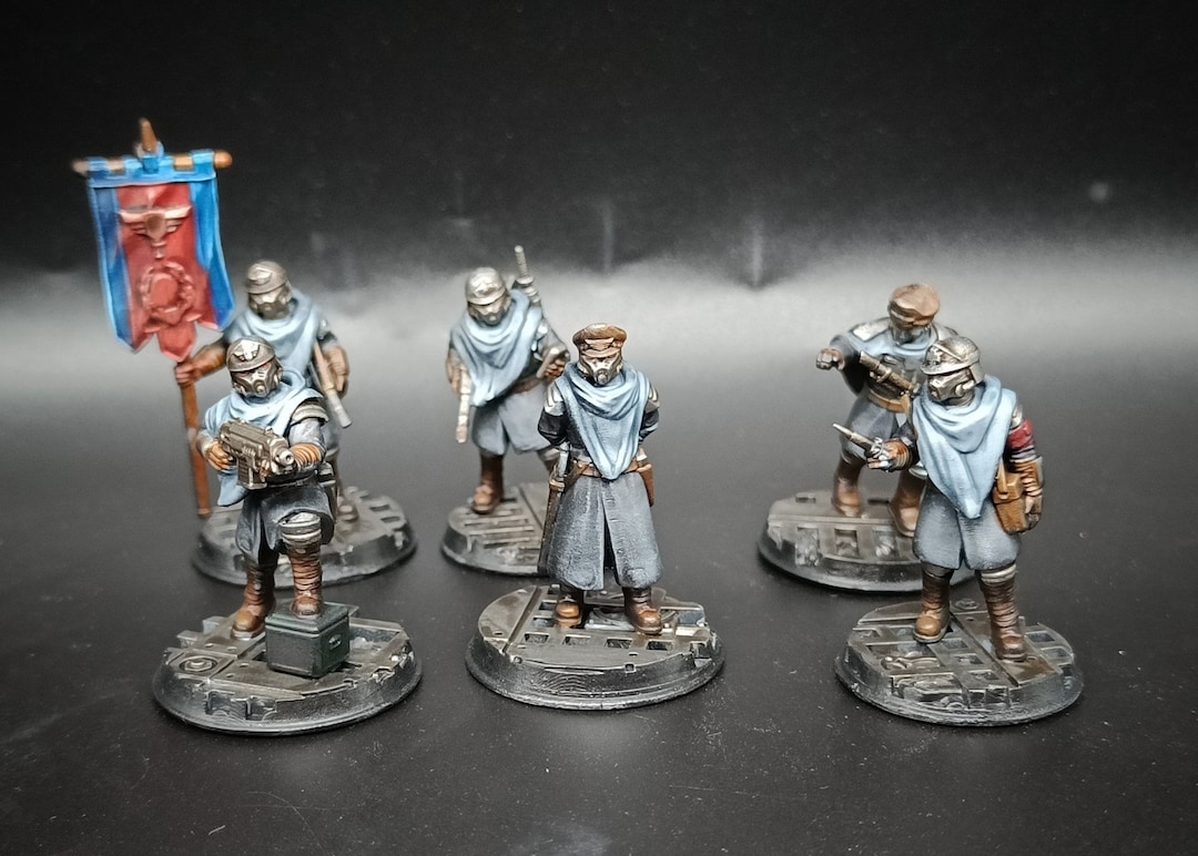 Trench Devils 28mm Modular Command Squad (customisable Set of 6) - Etsy