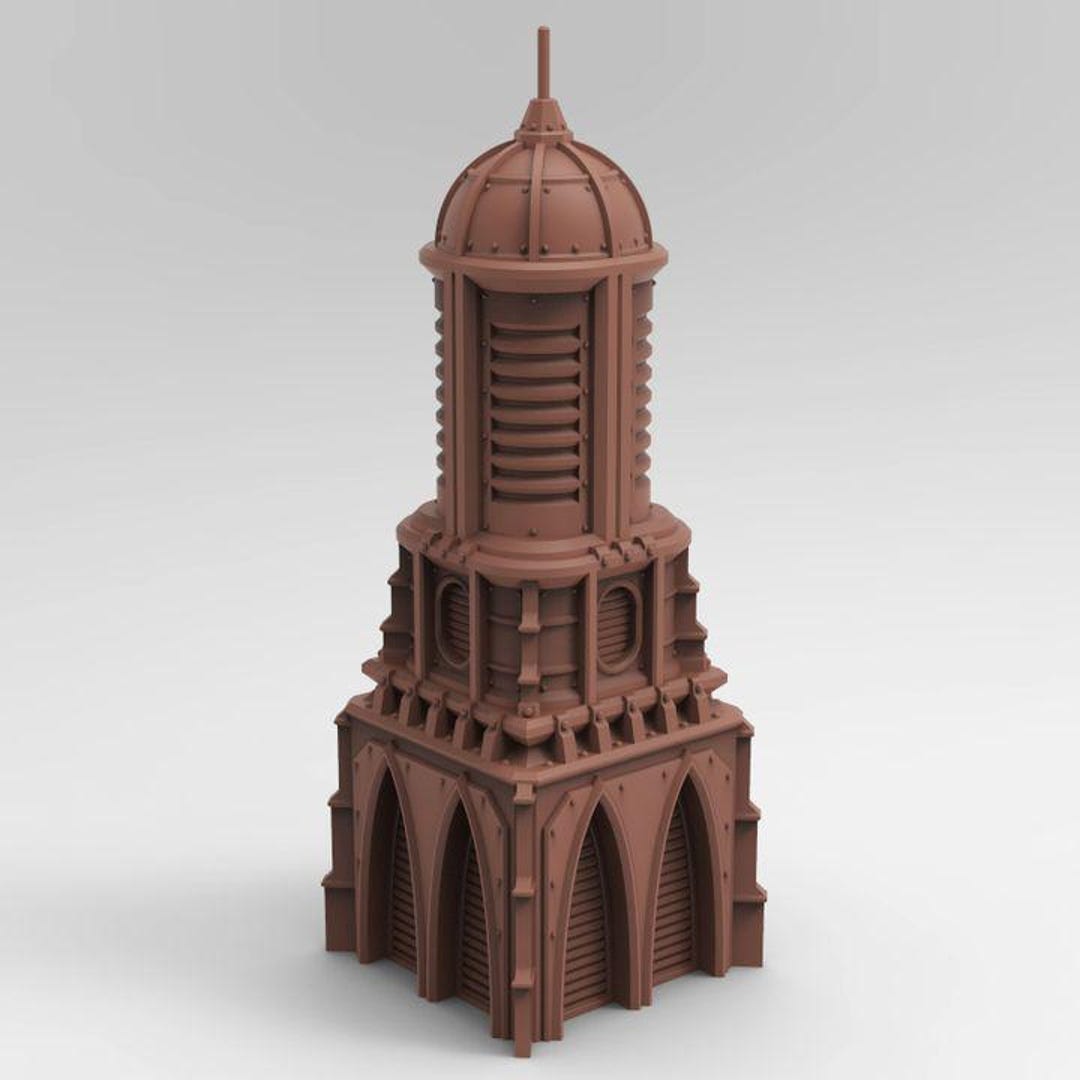 28mm Scum City Plasma Tower for Wargaming / Ash Wastes (tesseracttomb ...
