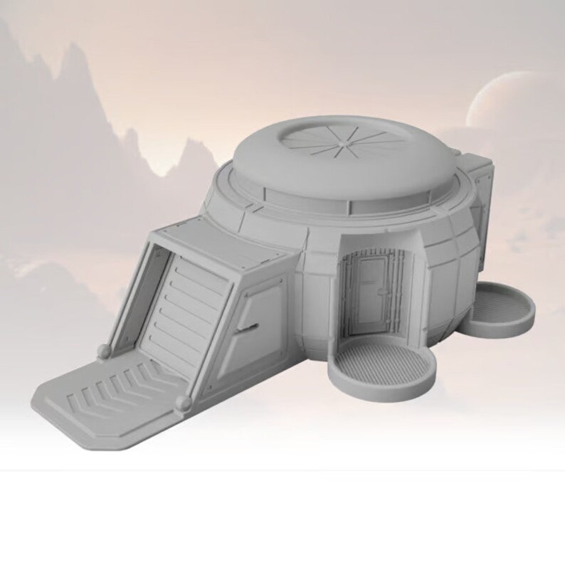 28mm Sci-fi Outpost Orbital Capsule Launcher (midnight3d) - Etsy