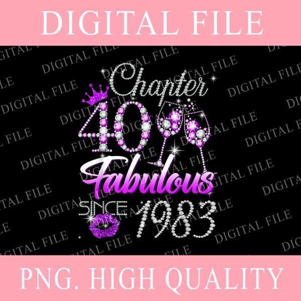 Stepping Into Chapter 40 Fabulous Since 1983 - Etsy