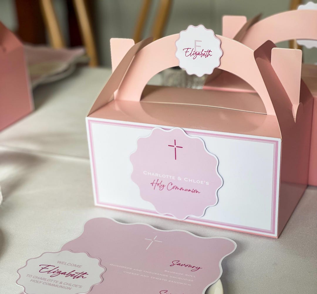 First Holy Communion Favour Boxes - Etsy