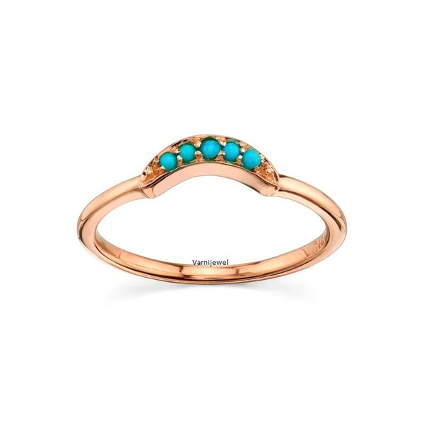 Gold Turquoise Ring - Etsy