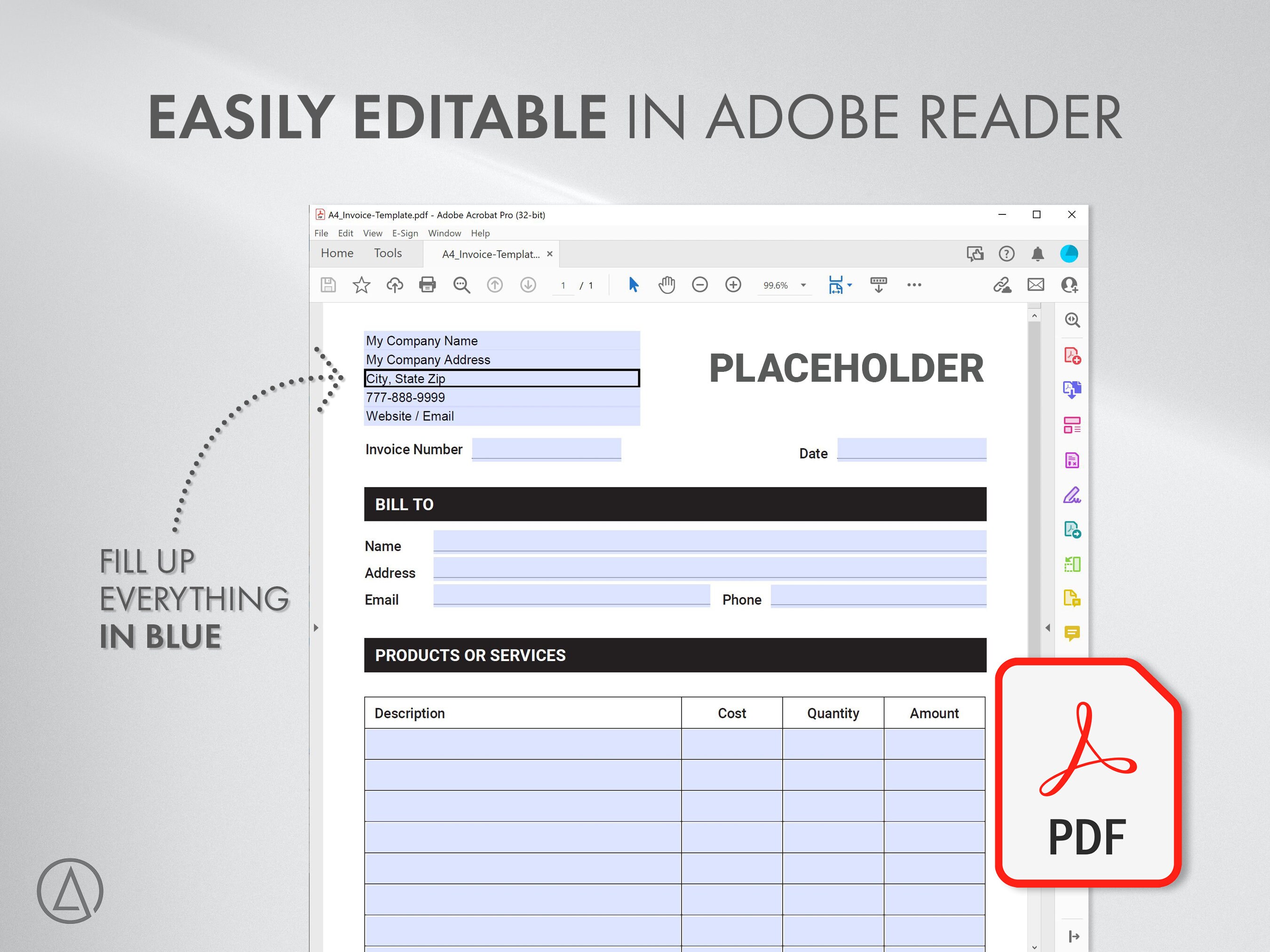 Mobile Friendly Receipt Template. Pdf/indesign/microsoft Word. Receipt ...