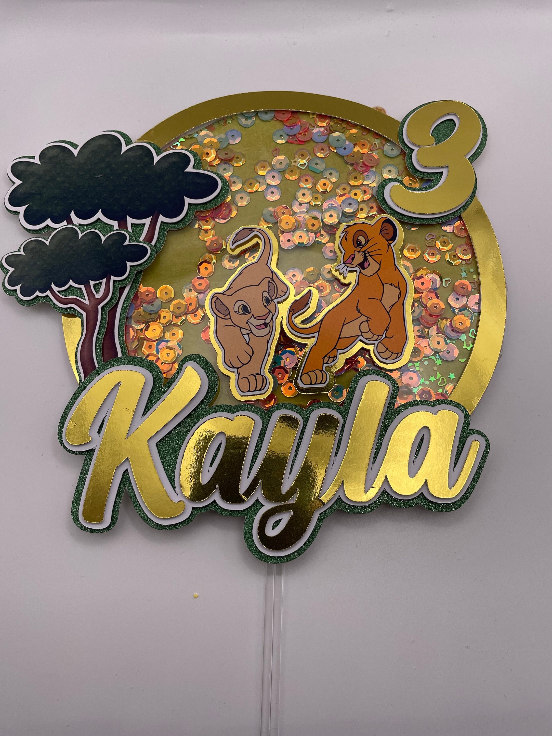 Cake Topper Shaker - Etsy