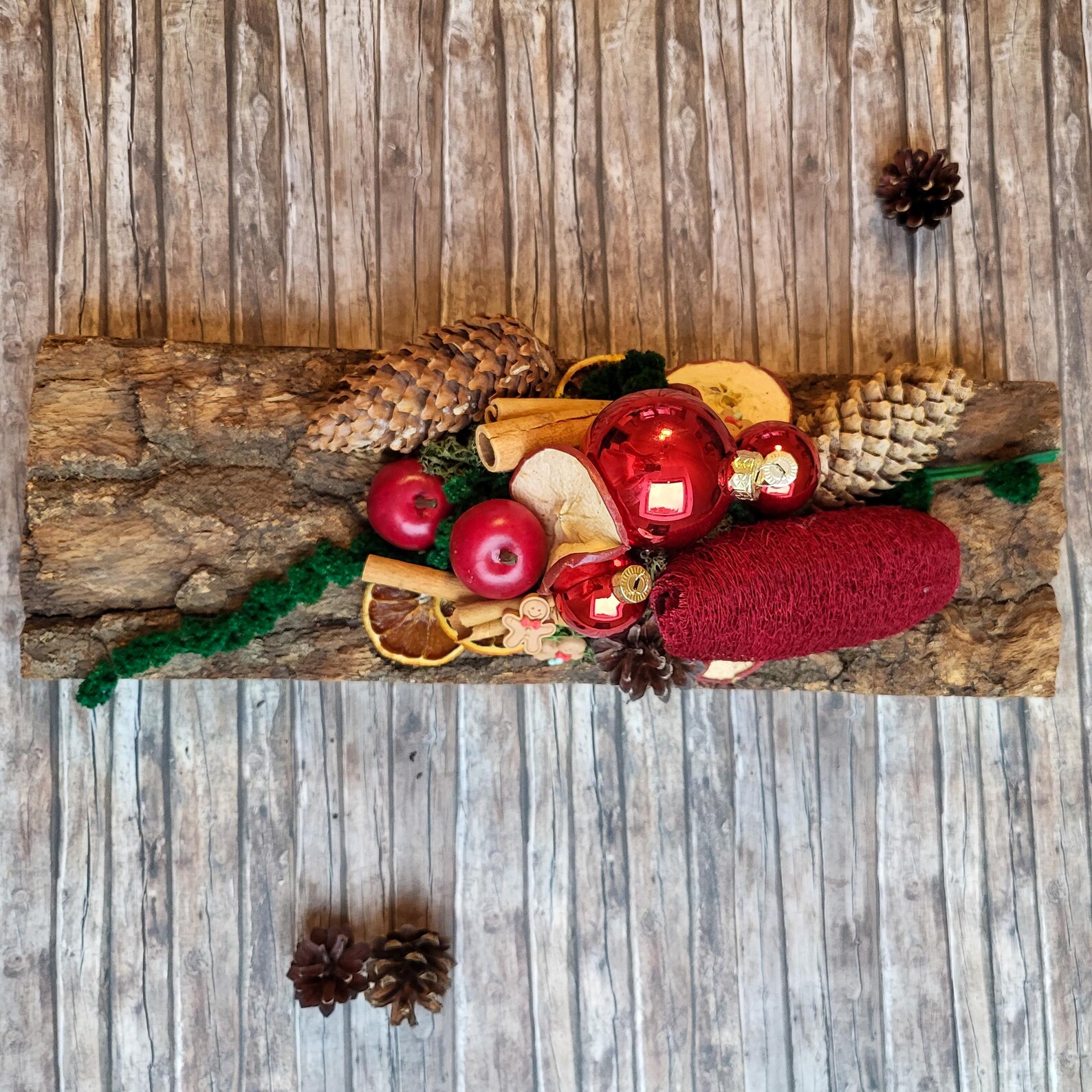 Wunderschne Rustikale Weihnachtsdeko Holz Bild
