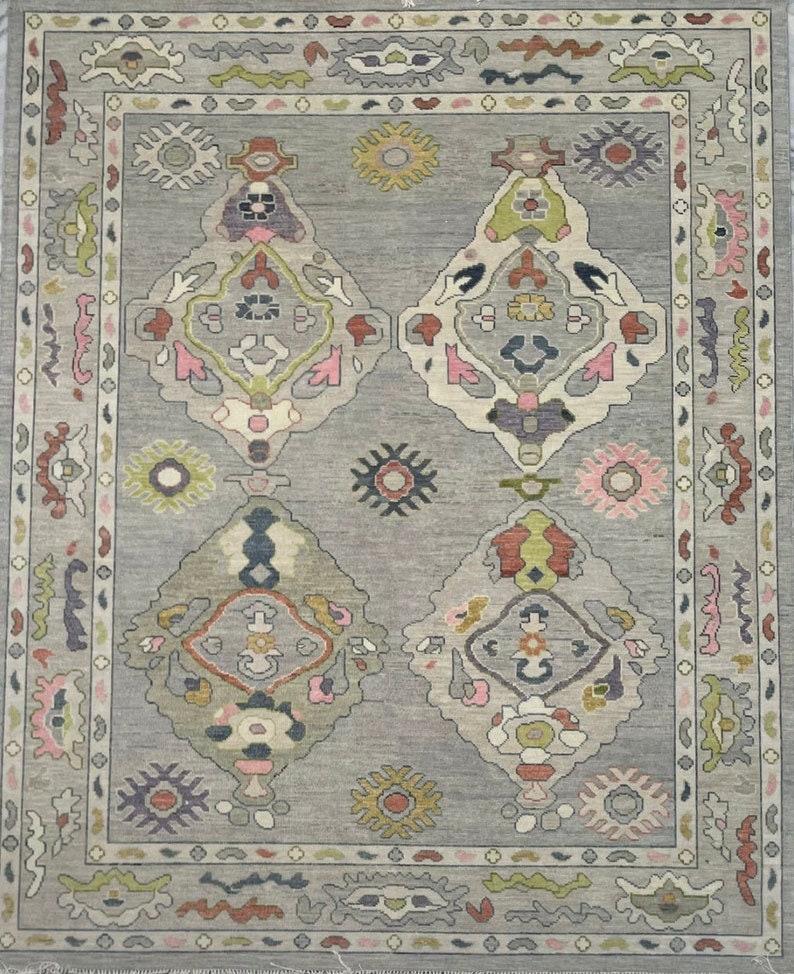 Hand-knotted Wool Rug New Design Area Rug 8x10 Dinning Rug - Etsy