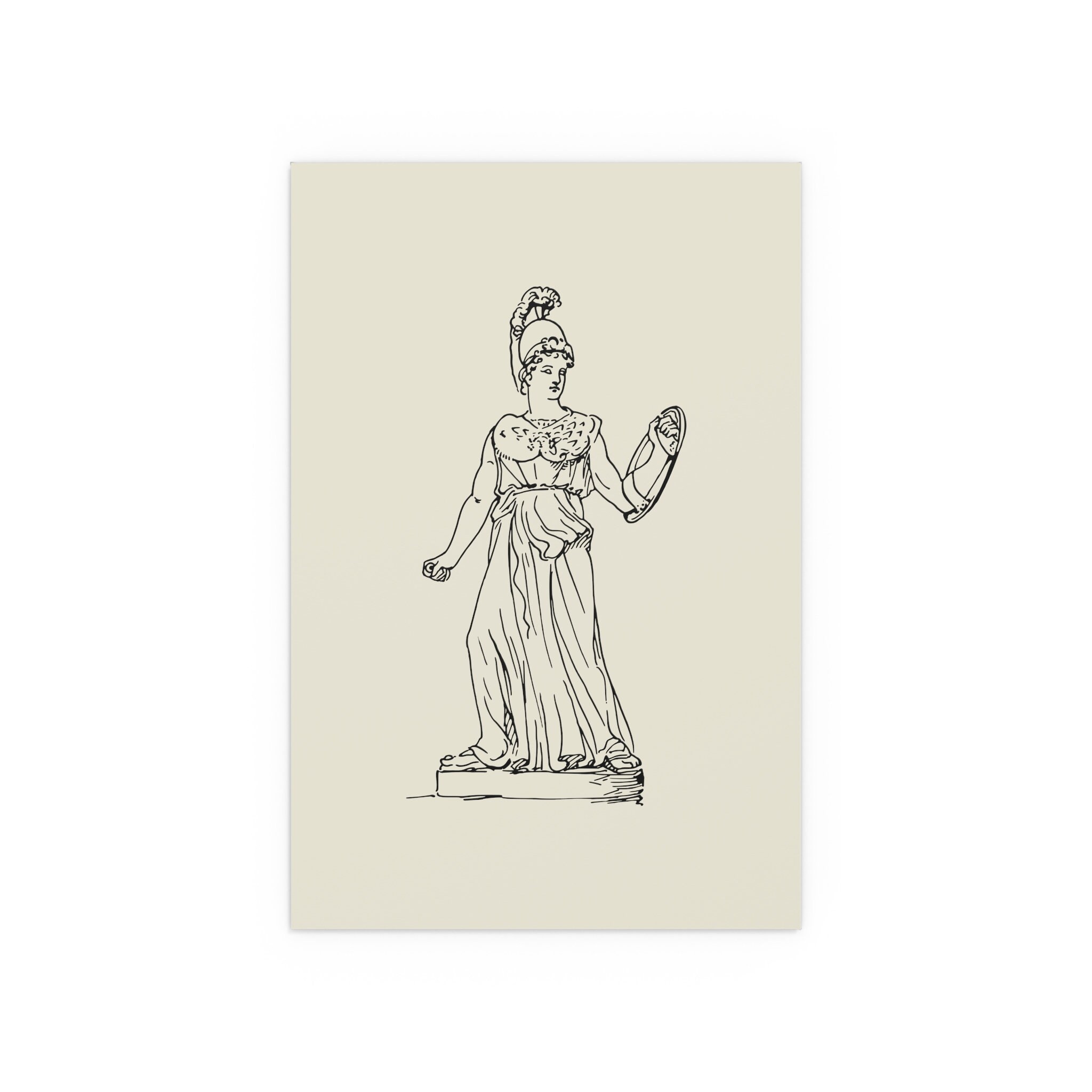 Athena Greek Goddess of War Poster Ancient Greek Art Gifts for Her Art ...