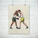Old School Boxers Poster (colour) | Boxing Poster | Gifts for Him ...