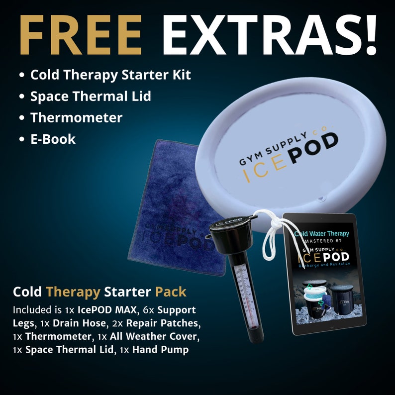 Icepod MAX Ice Bath XL Premium Portable Cold Pod Polar Cold Water ...
