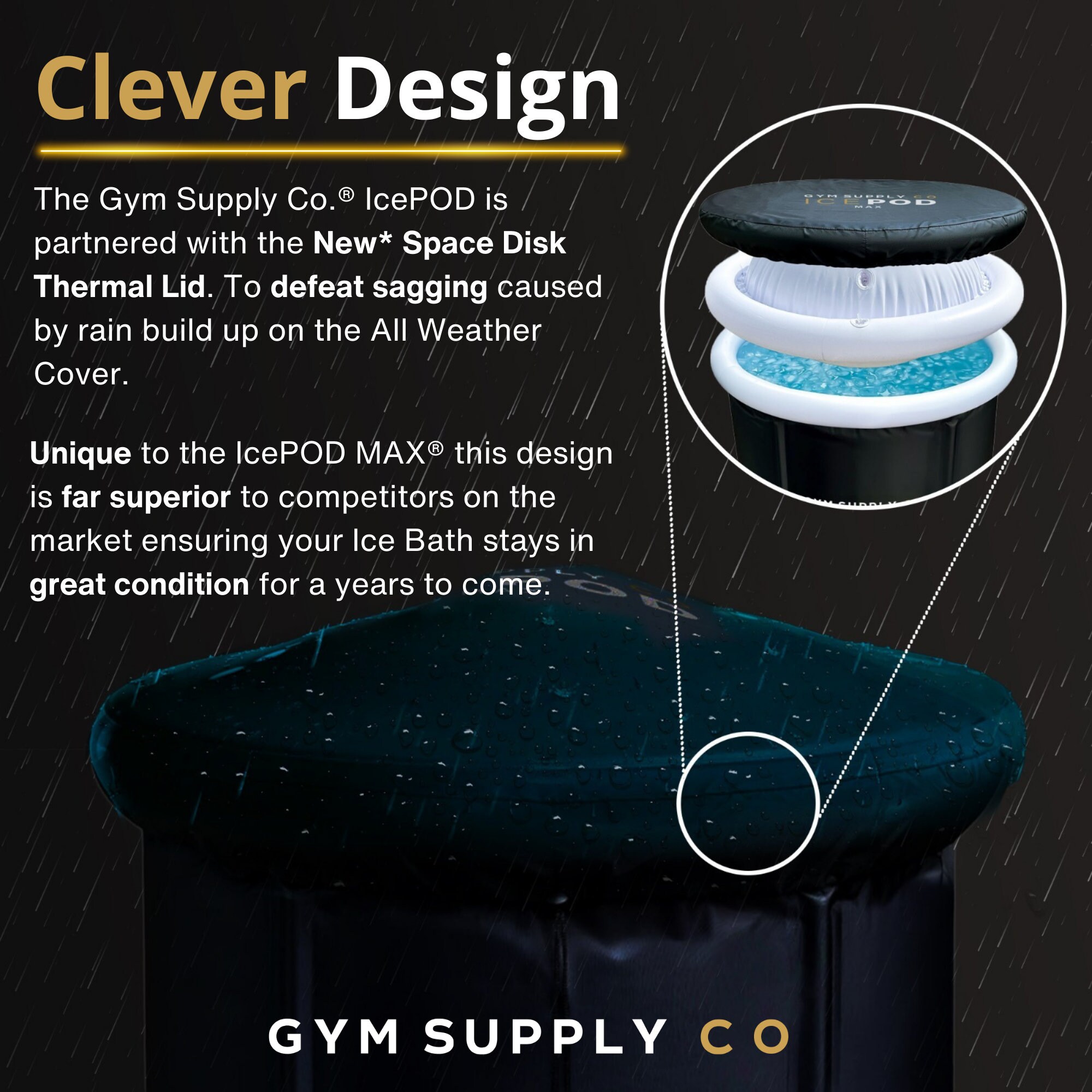 Icepod MAX Ice Bath XL Premium Portable Cold Pod Polar Cold Water ...