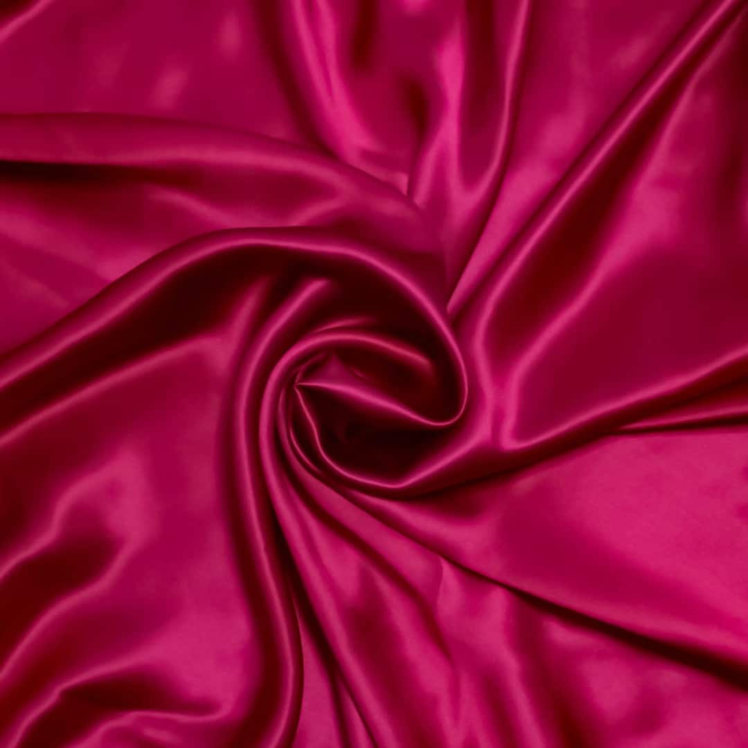 100% Pure Silk Satin Fabric, Soft Crimson Red - Etsy