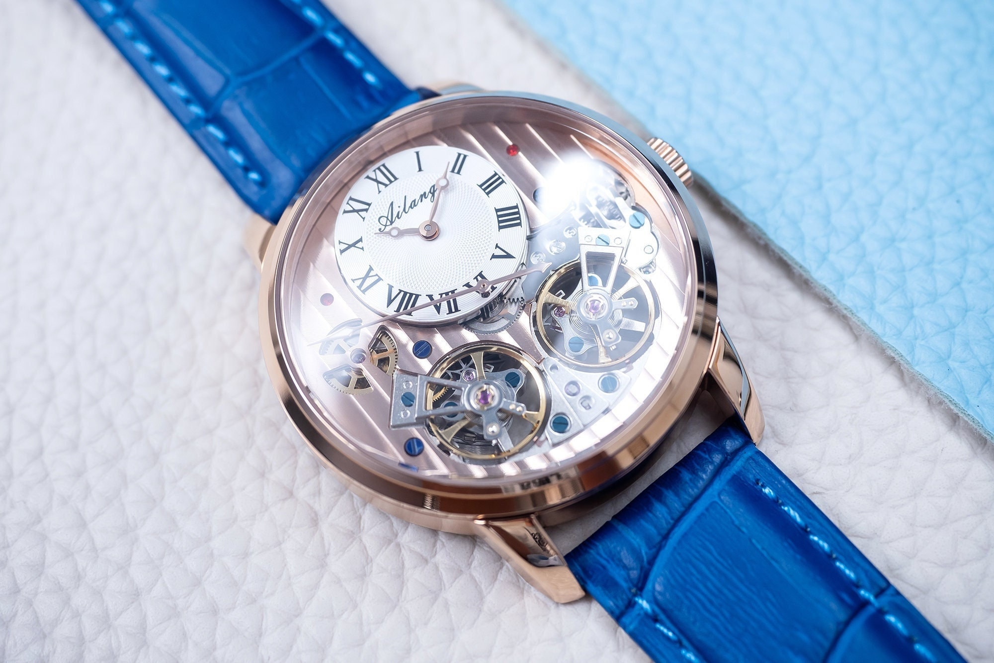 Automatic Luxury Mechanical Dual Flywheel Watch L Sapphire - Etsy