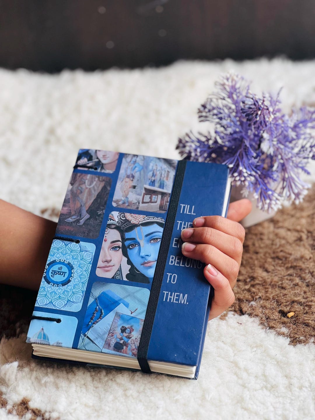 Radha Krishna Journal Paper-board Notebook & Sketching Gift ...