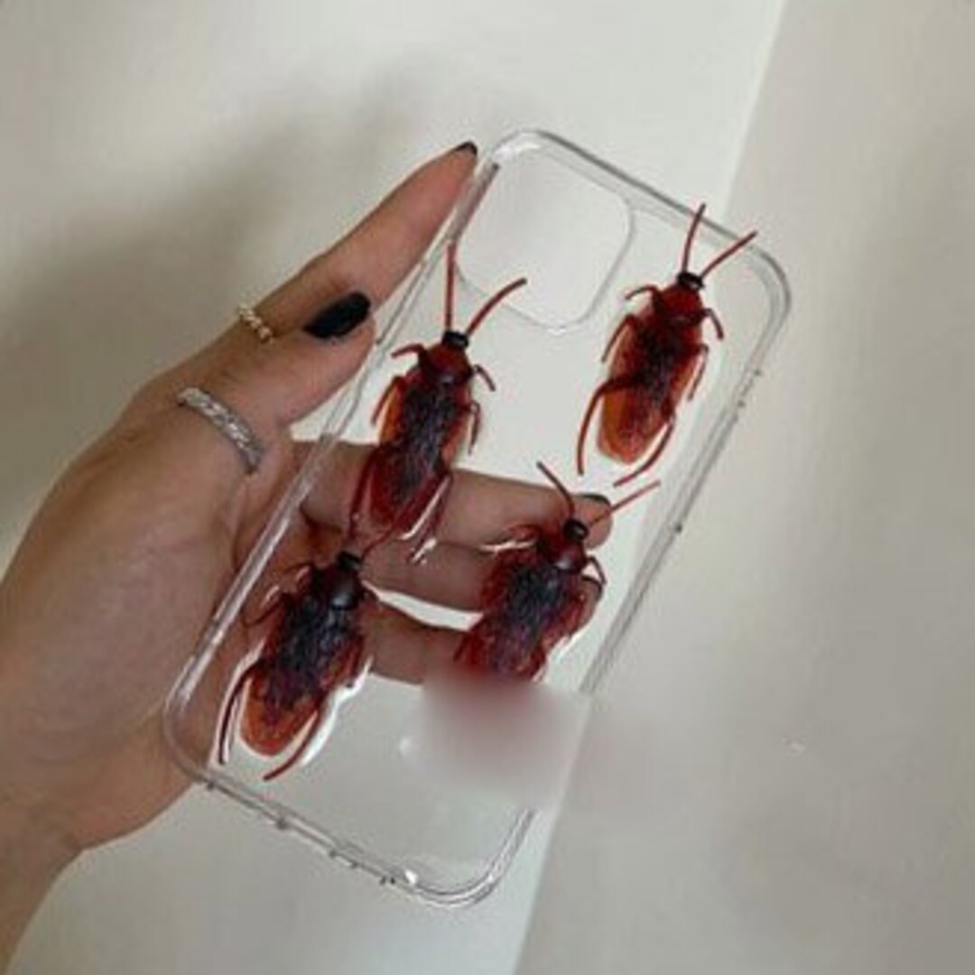 Three-dimensional Creative Simulation Cockroach Phone Case iPhone 14 13 ...