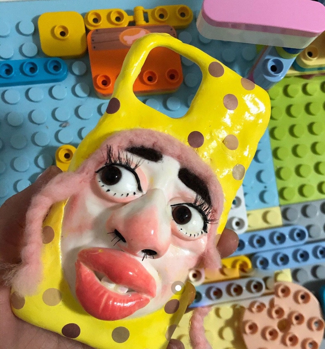 The Braided Ugly Lady Ugly Meng Ultralight Clay Fun Phone Case Ugly ...