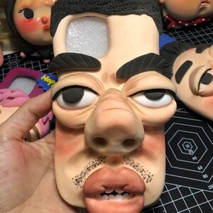 Wacky Ugly Quirky Customized Clay Phone Cases Iphone15 14 13 12 11 Pro ...