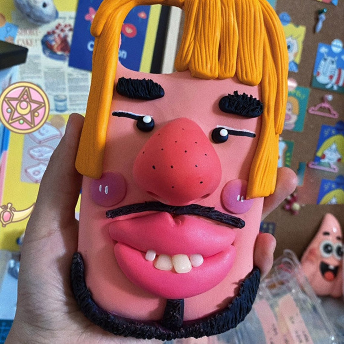 The Invincible Beauty Ugly Meng Ultralight Clay Fun Phone Case Ugly ...