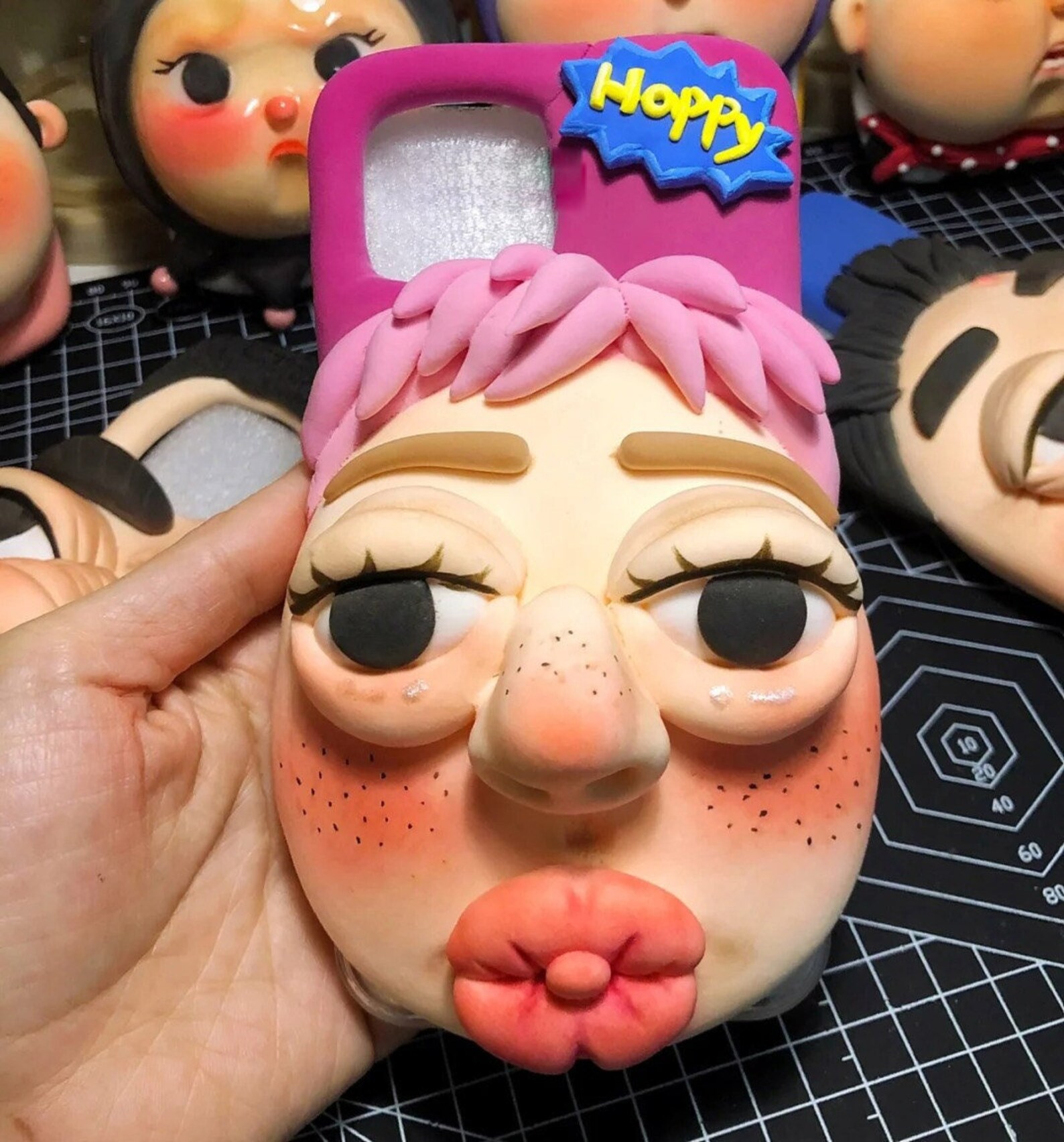 Wacky Ugly Quirky Customized Clay Phone Cases Iphone15 14 13 12 11 Pro ...