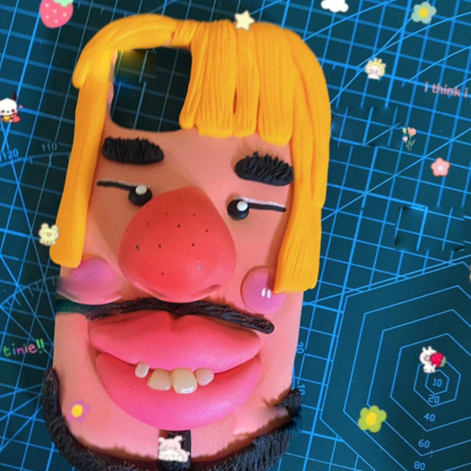 The Invincible Beauty Ugly Meng Ultralight Clay Fun Phone Case Ugly ...