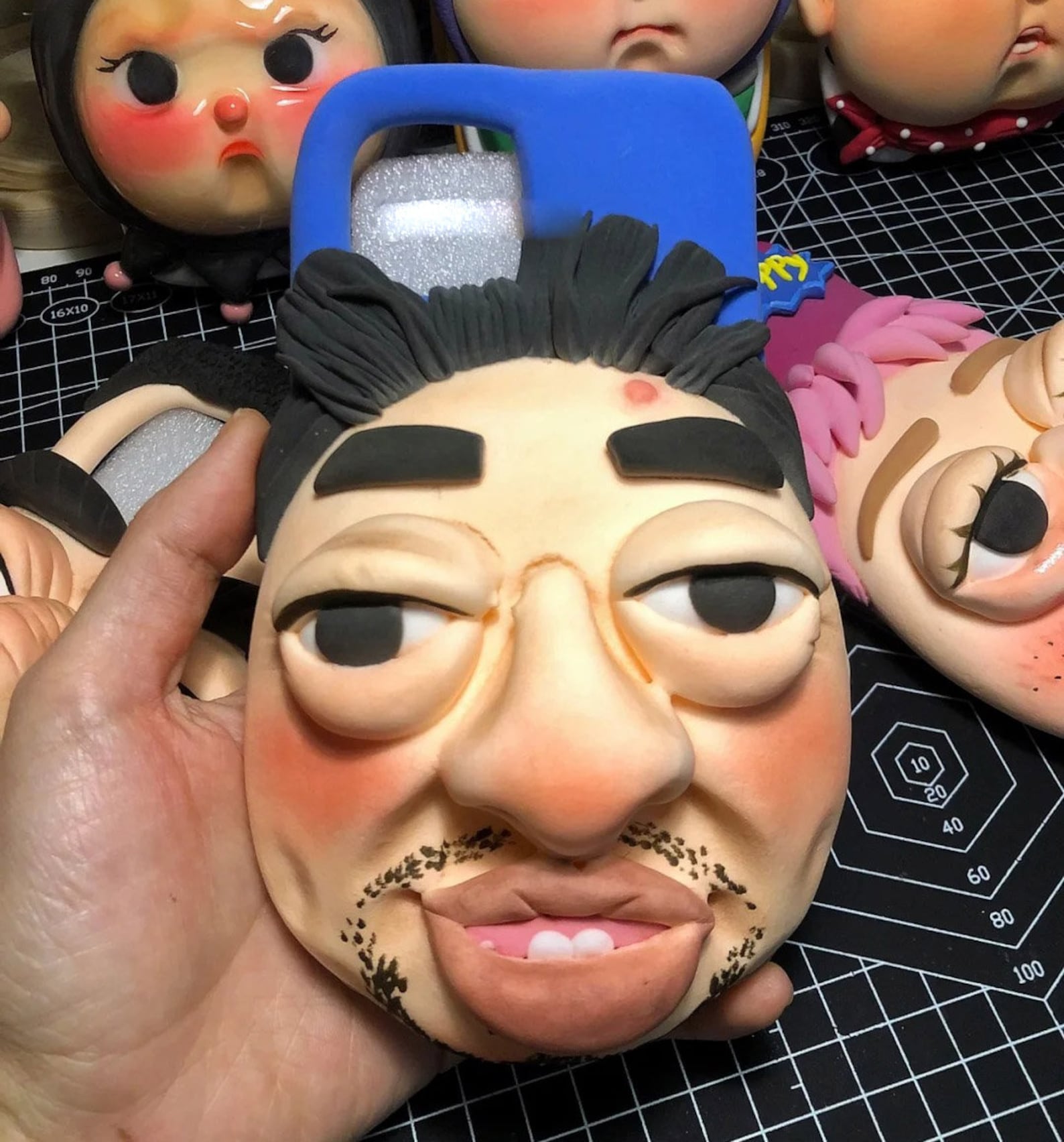 Wacky Ugly Quirky Customized Clay Phone Cases Iphone15 14 13 12 11 Pro ...