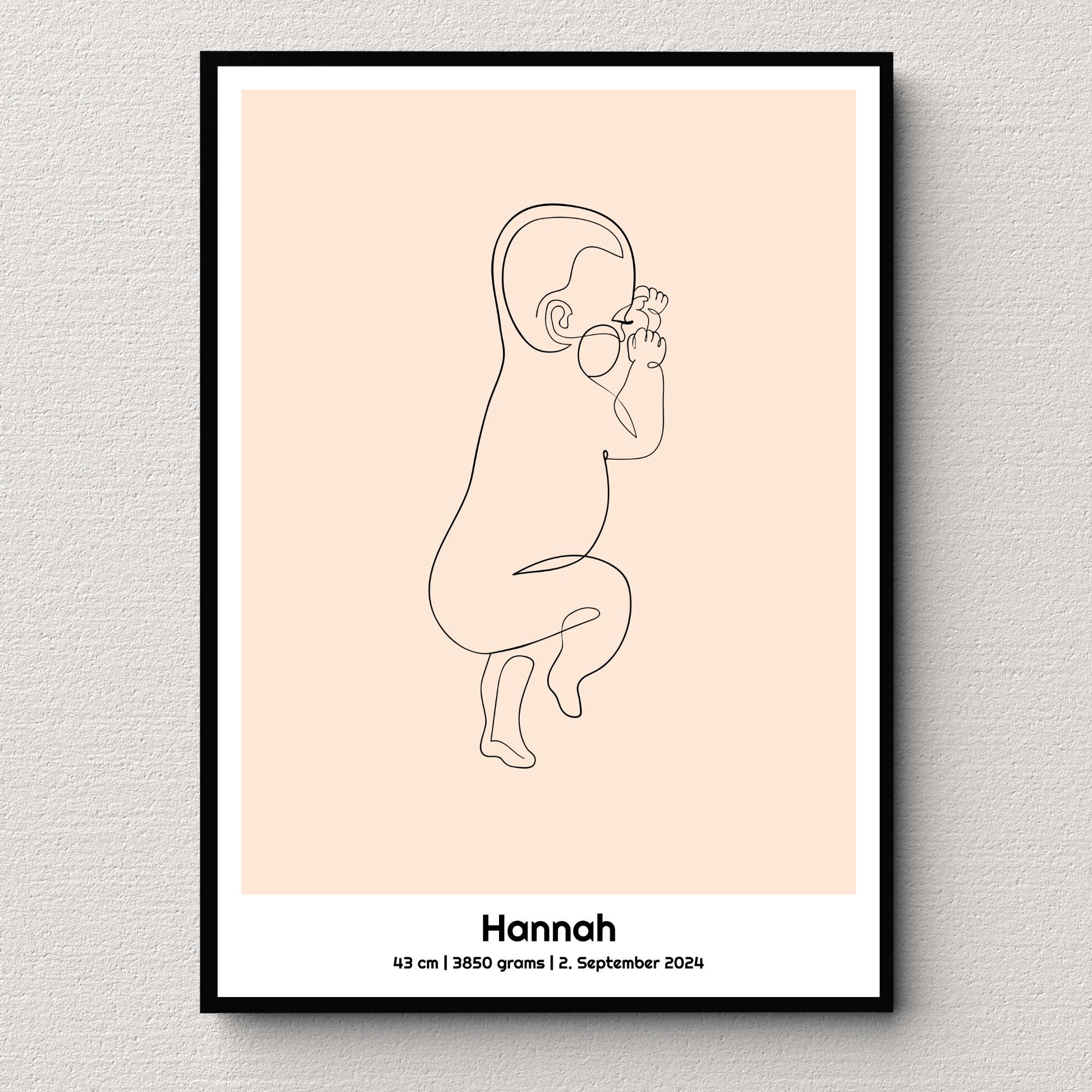 Custom Newborn Birth Poster | Printable Custom Birth Poster | Gift for ...