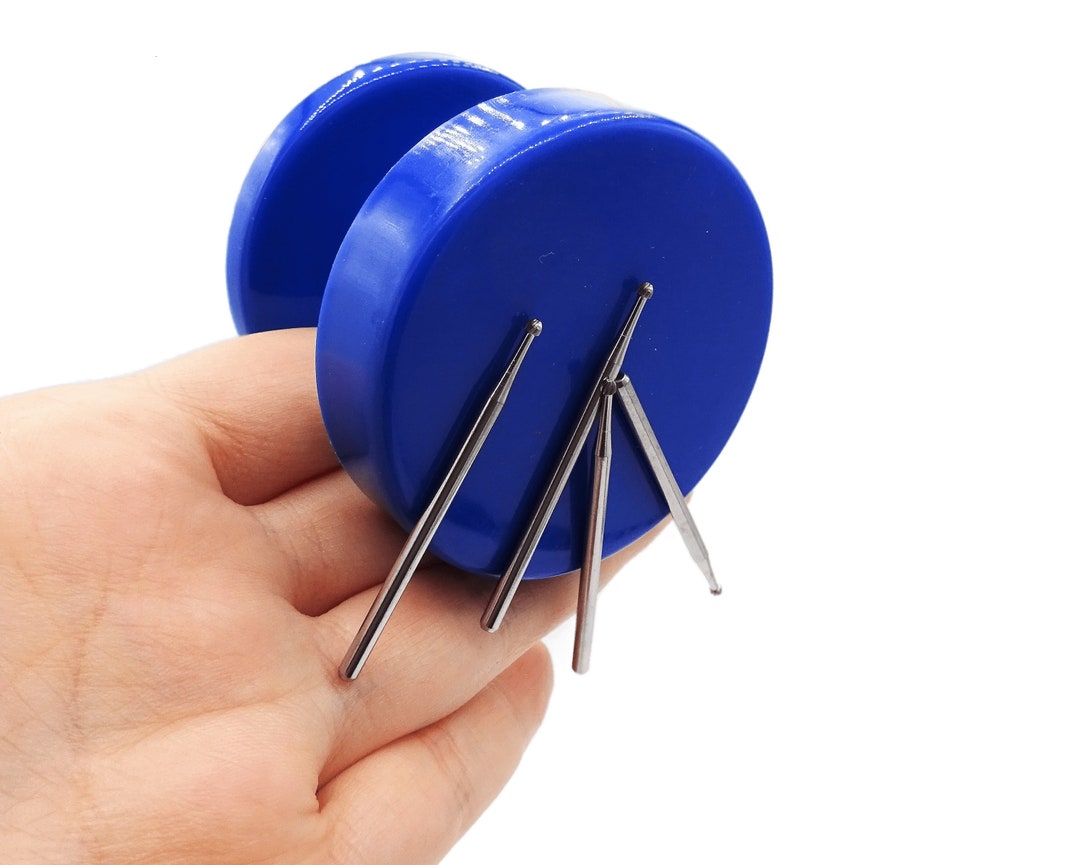 Magnetic Bur Stand Drill Bit Holder Needle Minder Never Lose A Tool Tip ...