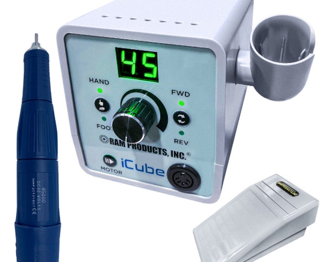 Ram Products ICUBE 45 Micromotor Set With Handpiece and Variable Foot ...