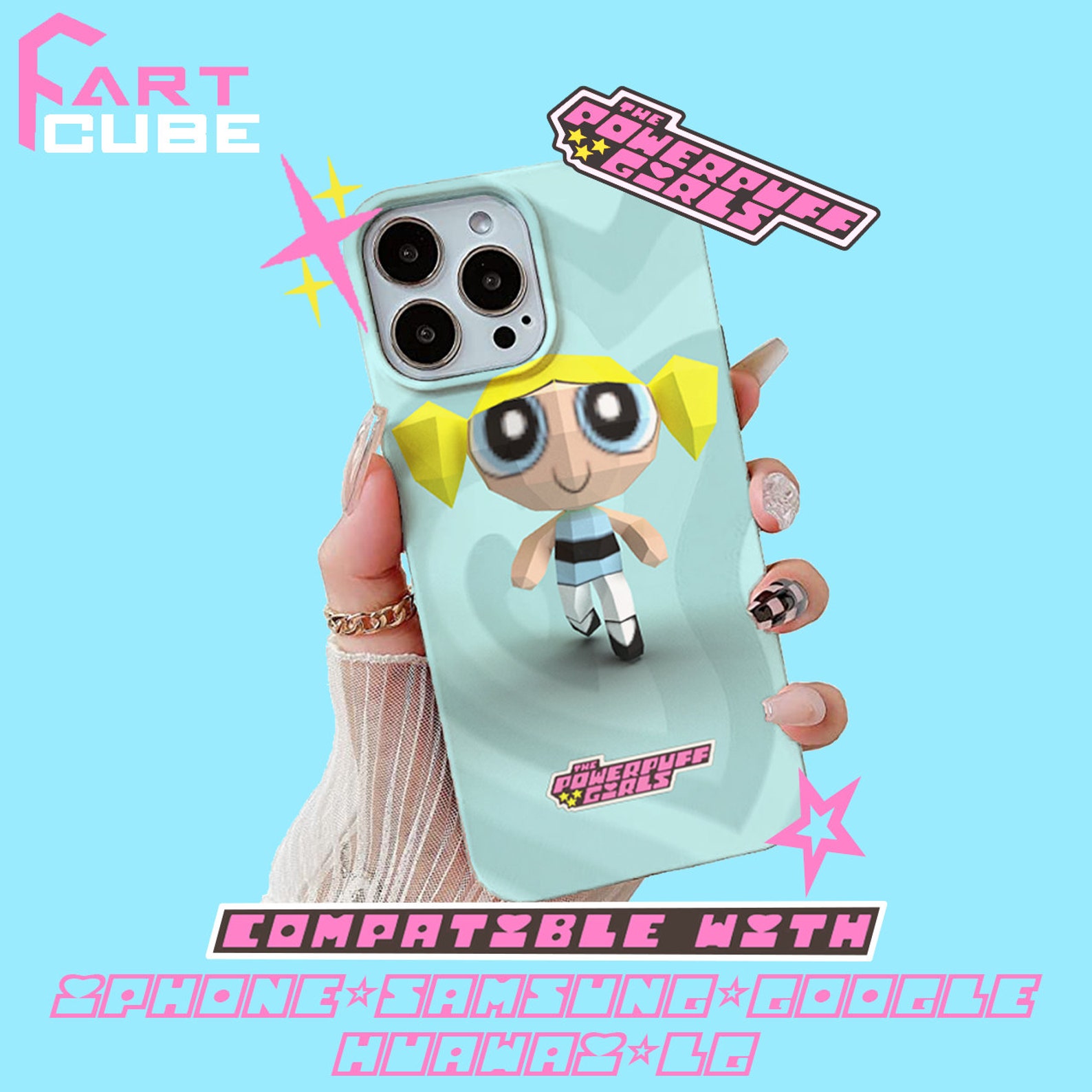 Powerpuff Girls Bubbles Phone Case - Etsy