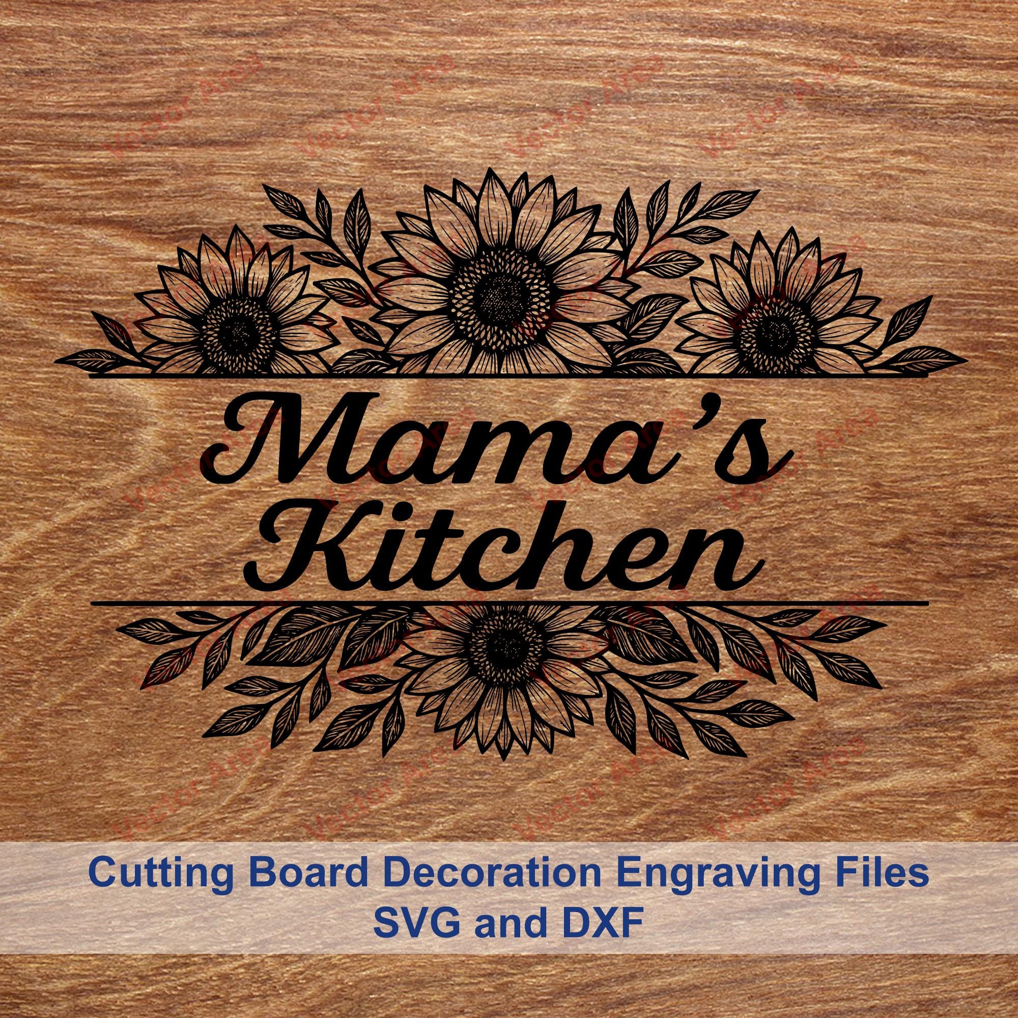 Cutting Board Laser Engraving File SVG, Charcuterie Board Laser Engrave ...