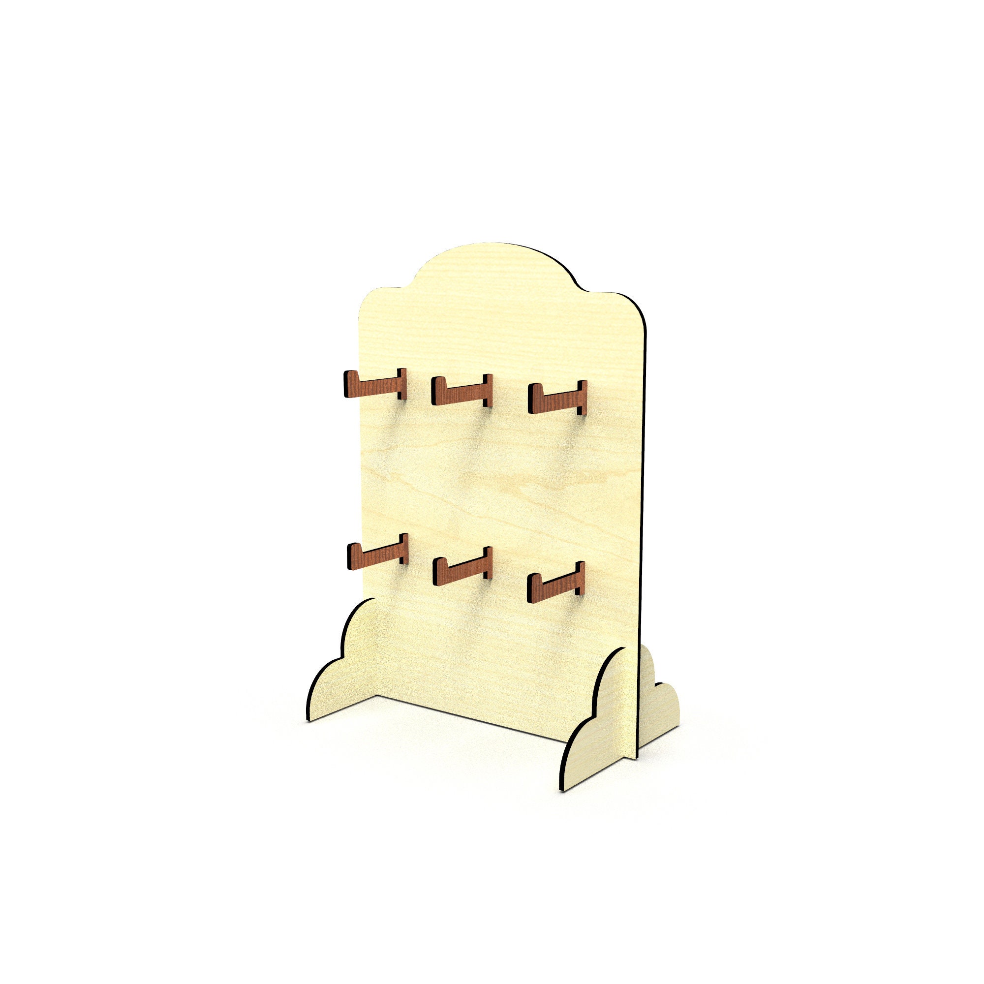 Keychain Stand Files Laser Cut Keychain Keychain Display - Etsy