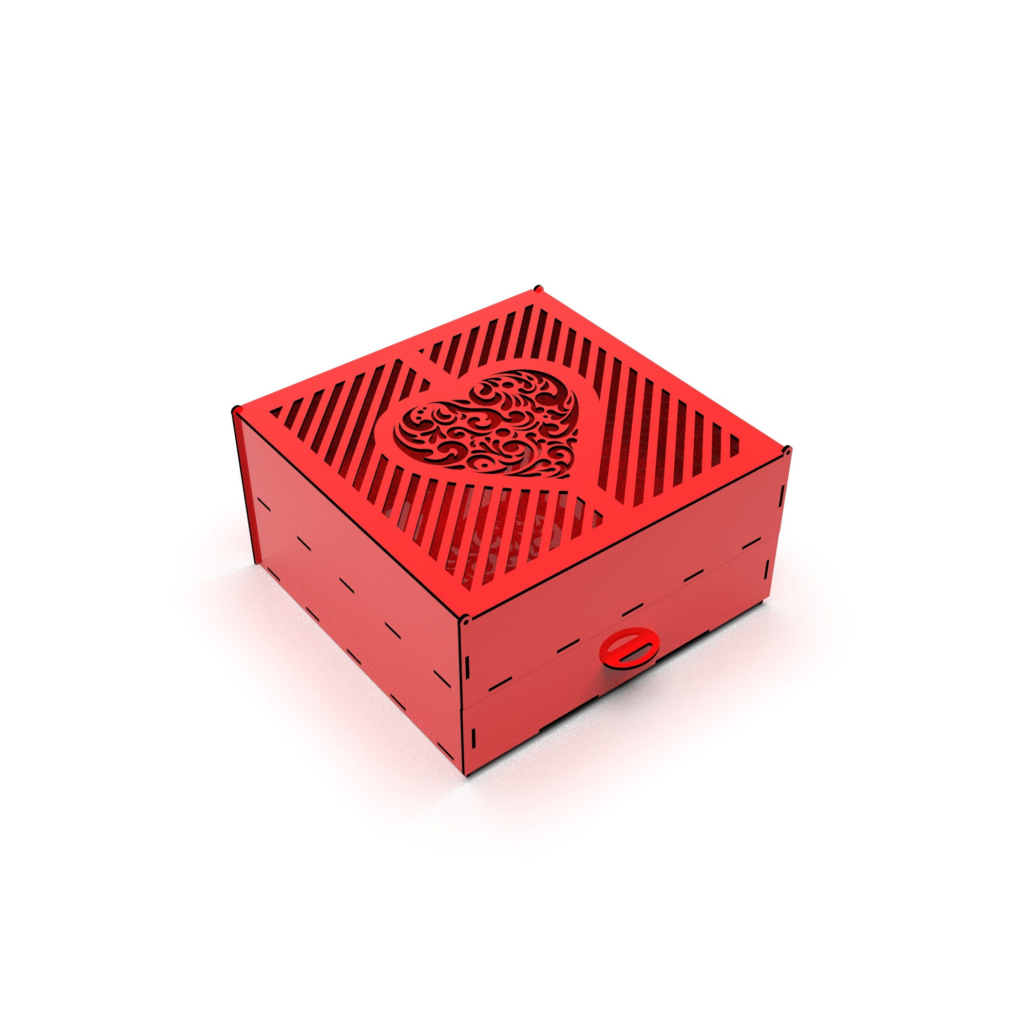 Laser Cut Drawer Jewelry Box, Wooden Gift Box, Laser Cut Box, Wood ...