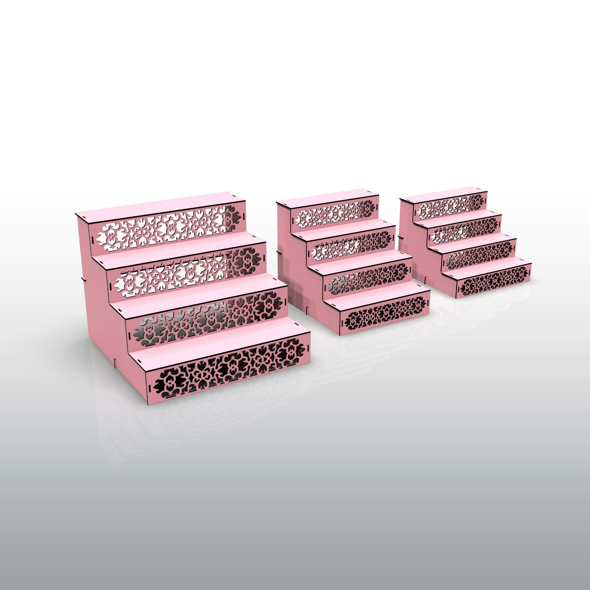 Cupcake Stand Laser Cut File SVG Shelf Retail Counter Display - Etsy