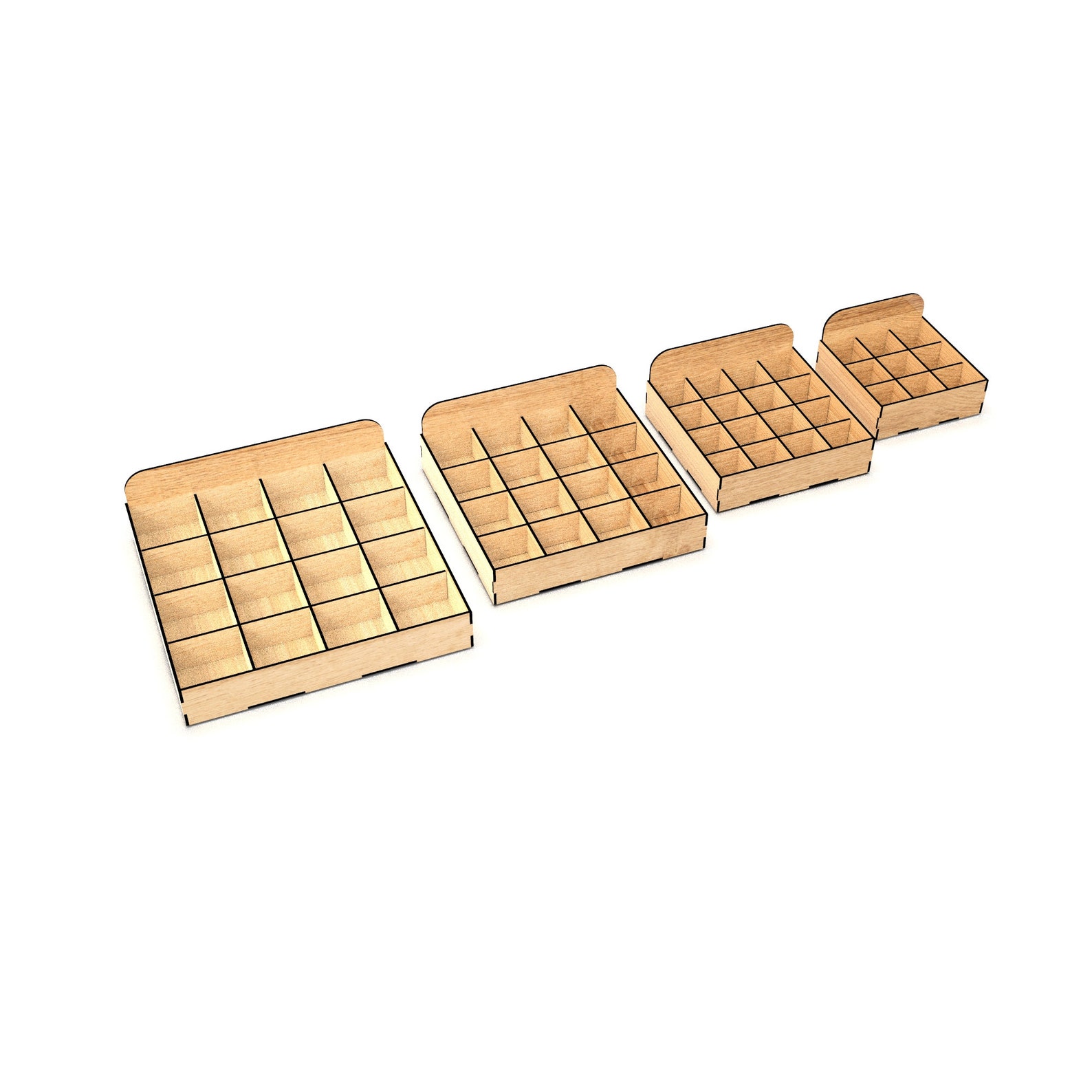 Slotted Wood Box Laser Cut Files Chocolate Box Jewelry Box - Etsy