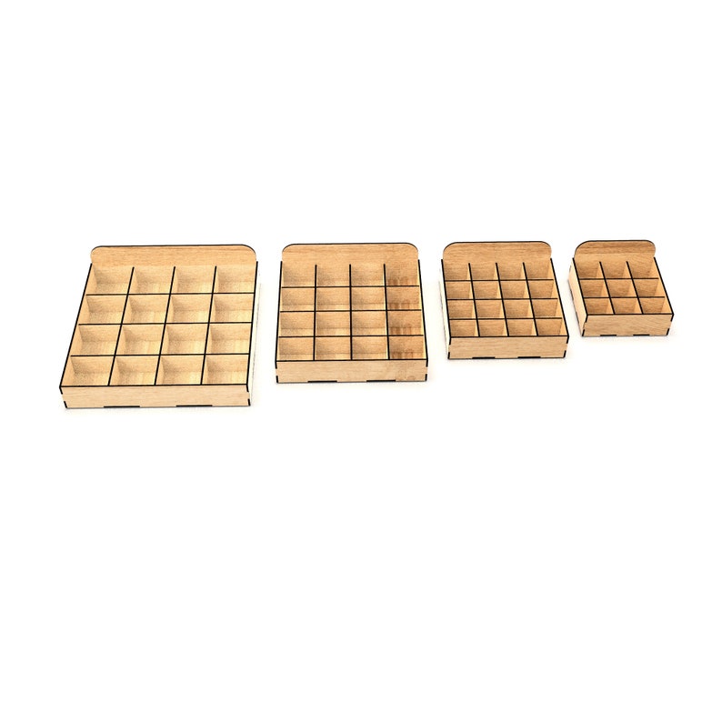 Slotted Wood Box Laser Cut Files Chocolate Box Jewelry Box - Etsy