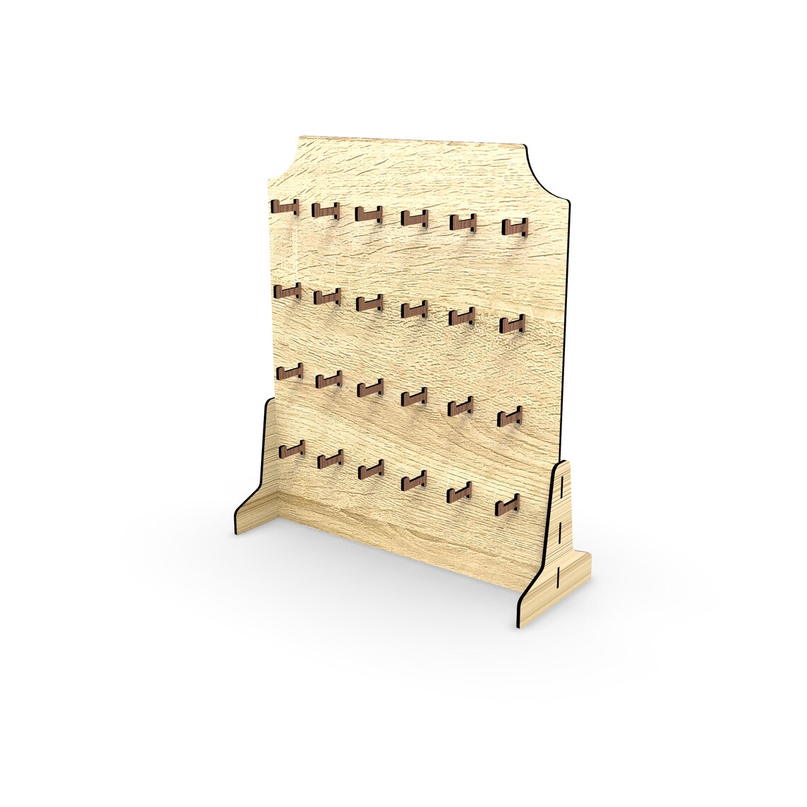 Keychain Stand Files Laser Cut Keychain Keychain Display - Etsy