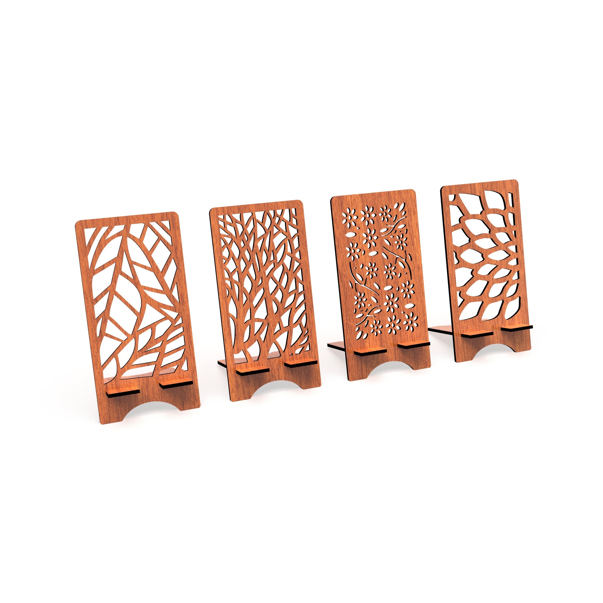 Phone Stand Laser Cut File, Laser Cut Phone Holder Bundle, SVG Files ...