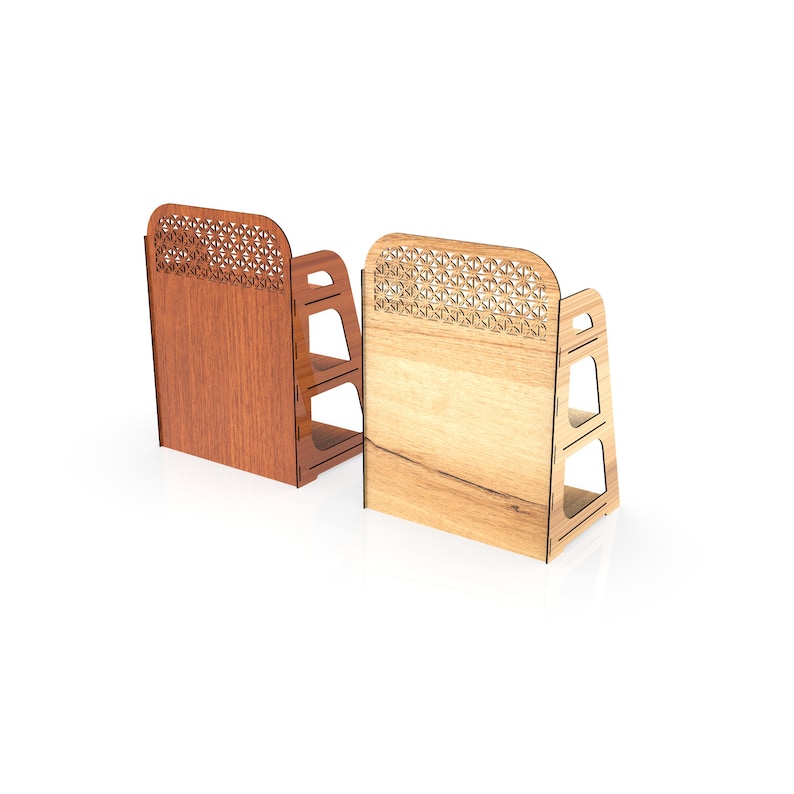 Display Stand Laser Cut File SVG, Decorative Shelf, Rack File Modern ...