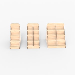 Display Stand Laser Cut File SVG, Display Shelves, Wooden Stand for ...